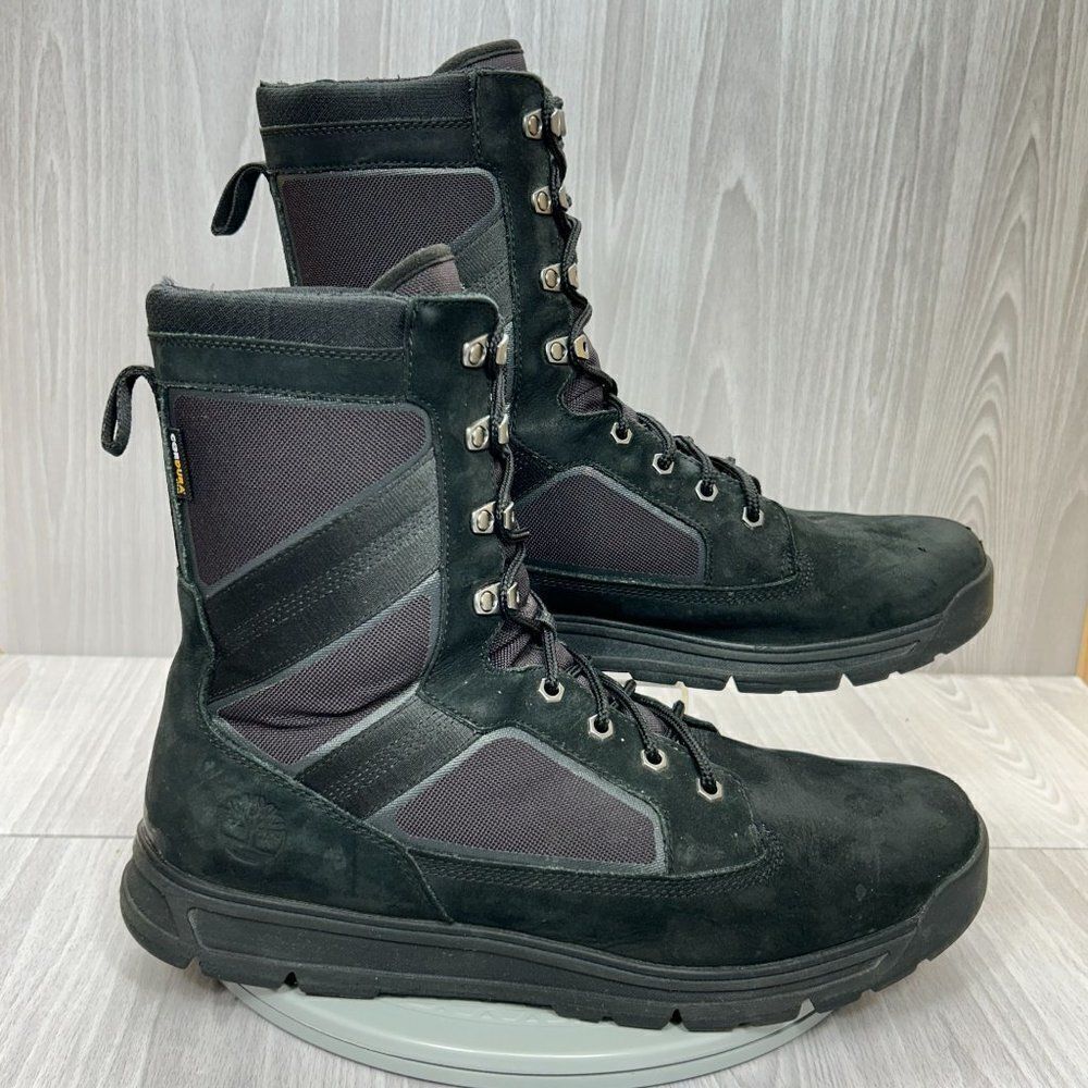 Timberland Men's Field Guide Black Leather Tall Comba… - Gem